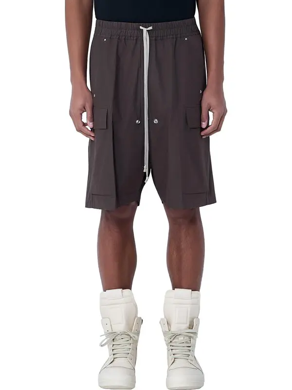 Rick Owens Cargobela Shorts - Gray