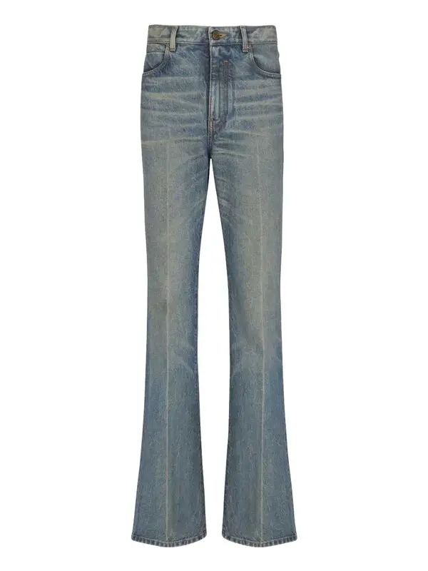Balmain Flared Jeans - Blue