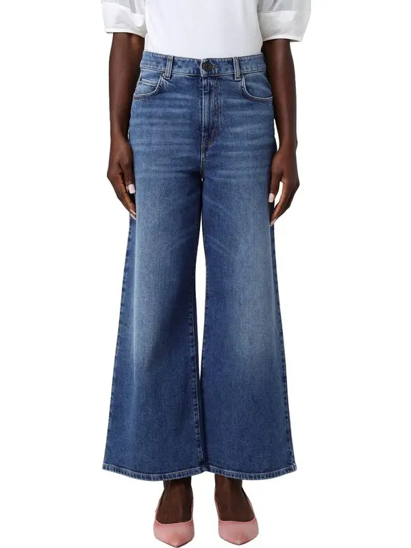 Max Mara Wide Leg Jeans - Blue