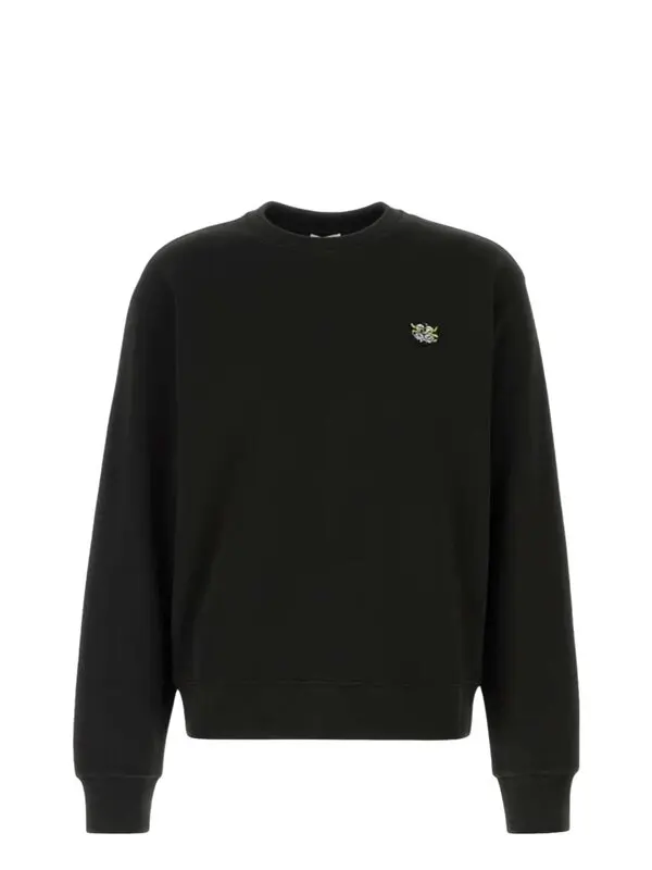 Kenzo Embroidered Cotton Sweatshirt - Black