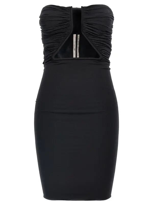 Rick Owens Prong" Mini Dress - Black