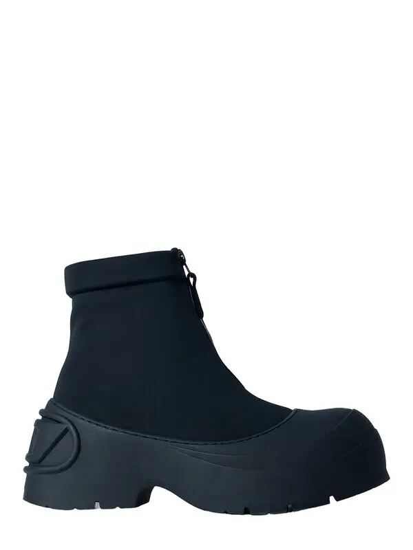 DIESEL® D-donald High-top Boots With Chunky Sole - Black