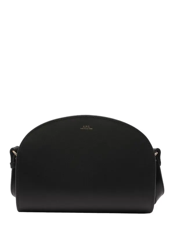 A.p.c. Demi-lune Crossbody Bag - Black