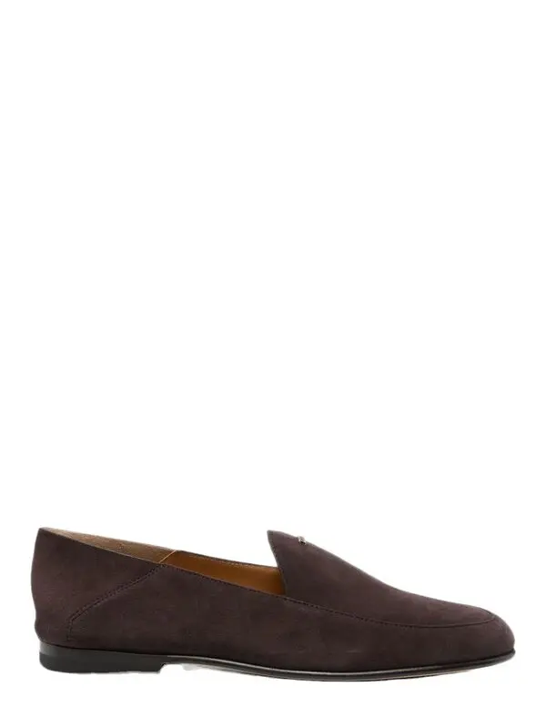TOD'S Leather Loafers With Gold Tone Hardware - Multicolor
