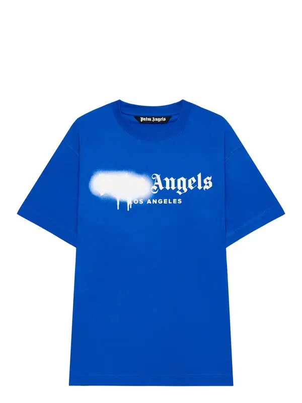 Palm Angels Spray La T-shirt - Blue
