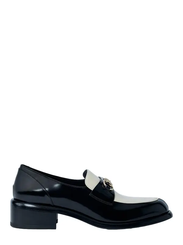 Gucci Clamp Hardware Loafers - Black