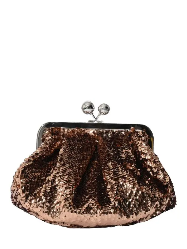 Max Mara Sequined Clutch - Pink