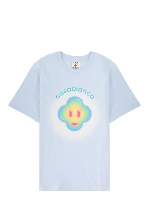 Casablanca T-shirt With Print - Multicolor