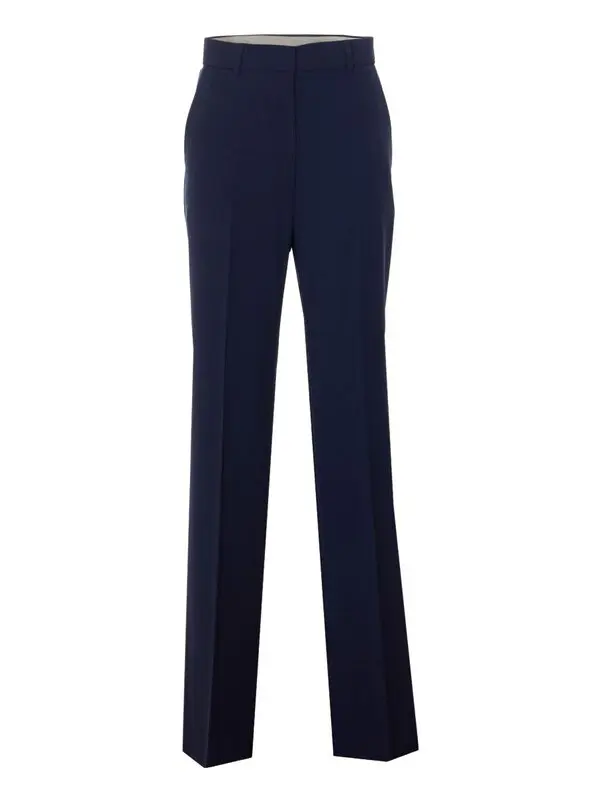 Max Mara Quasar Straight-leg Trousers - Blue