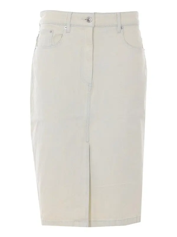 A.p.c. Georgia Midi Skirt - White