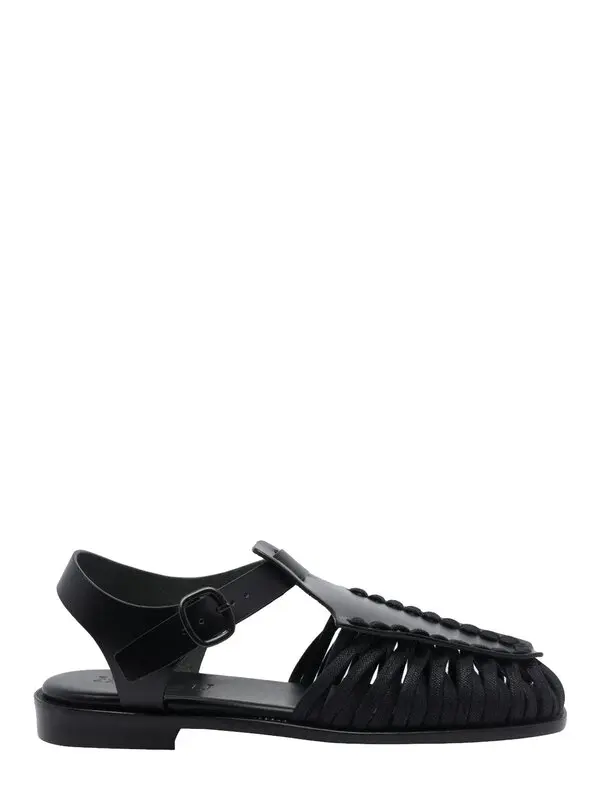 Hereu Alaro Leather Sandals - Black