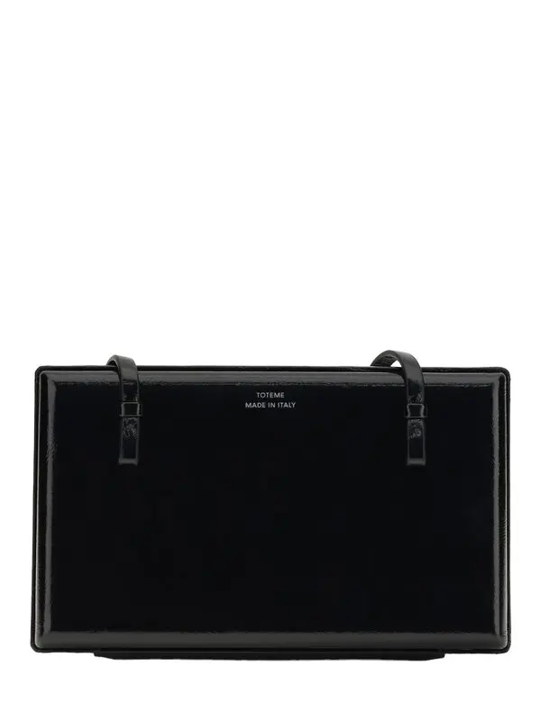 TOTEME Naplack Cocktail Shoulder Bag - Black