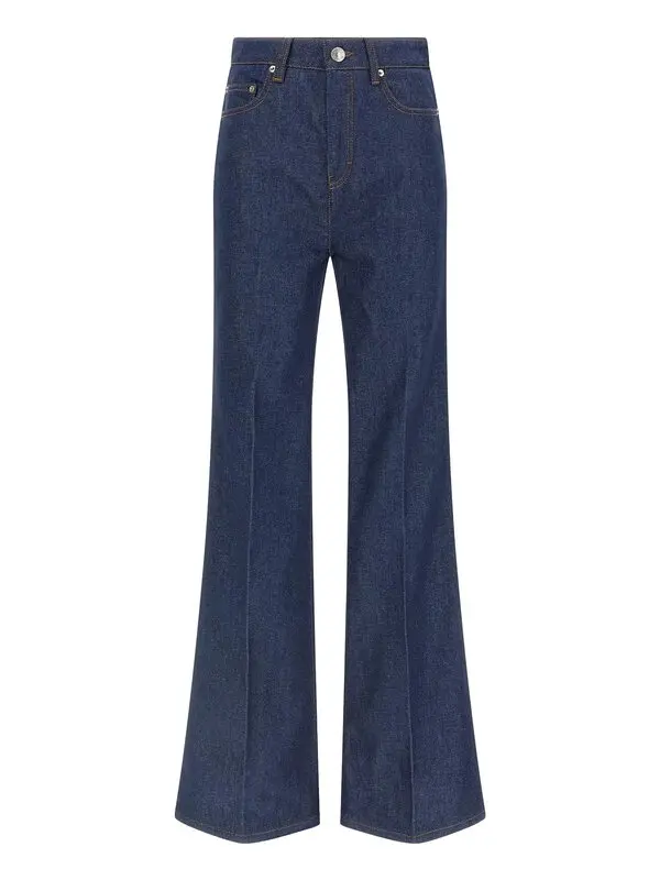 Ami Flared Leg Jeans - Blue