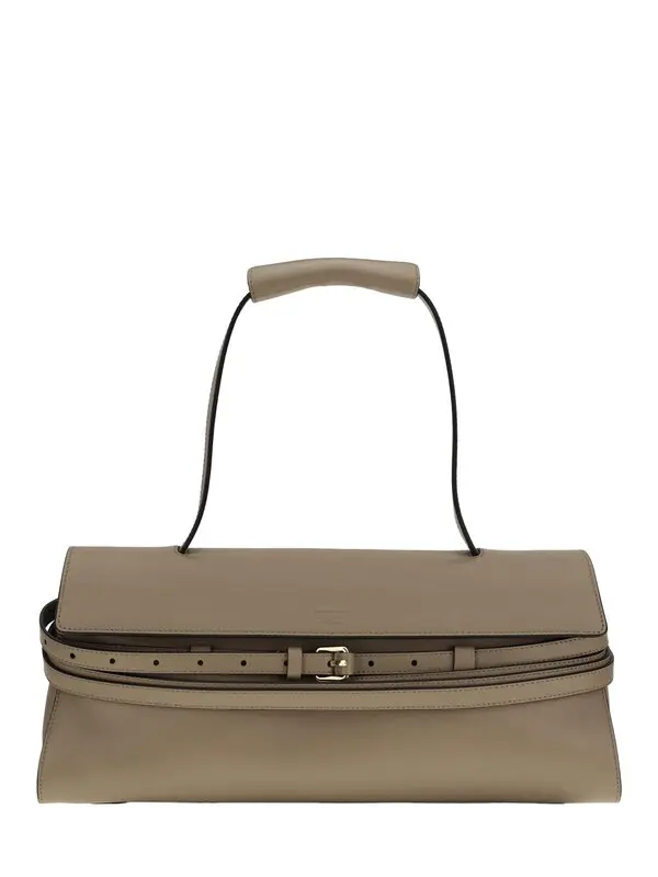 Moschino Tie Me Shoulder Bag - Cream
