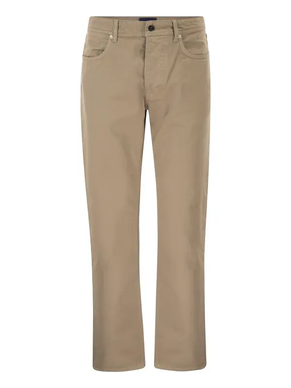 Stone Island Cotton Twill 5-pocket Trousers - Multicolor