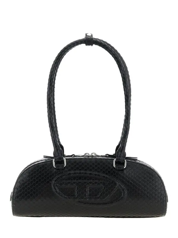 DIESEL® 1dr Dome Shoulder Bag - Black