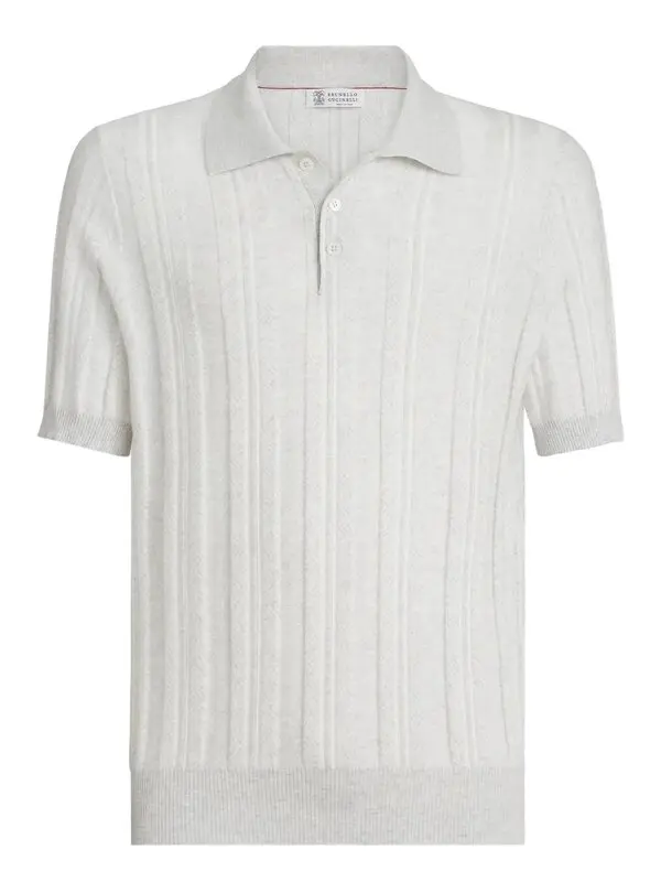 Brunello Cucinelli Short Sleeve Polo - Multicolor