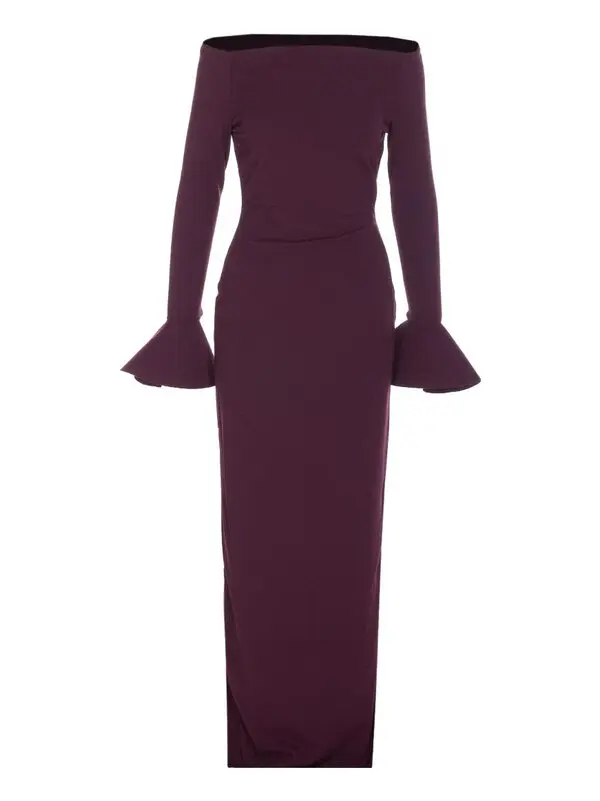 Solace London Anica Maxi Dress - Red