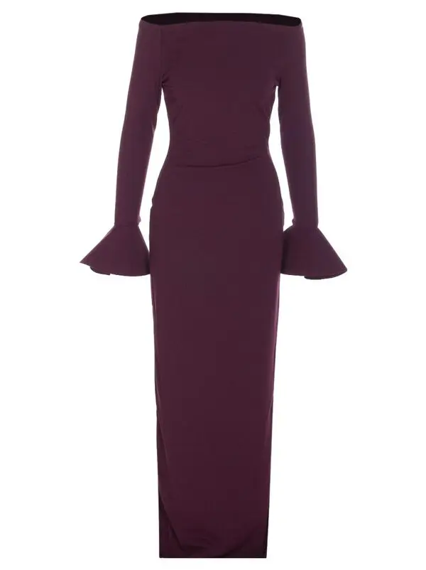 Solace London Anica Maxi Dress - Red
