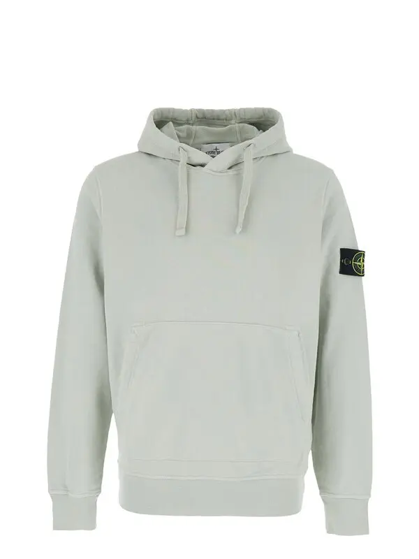Stone Island Cotton Hoodie - Gray