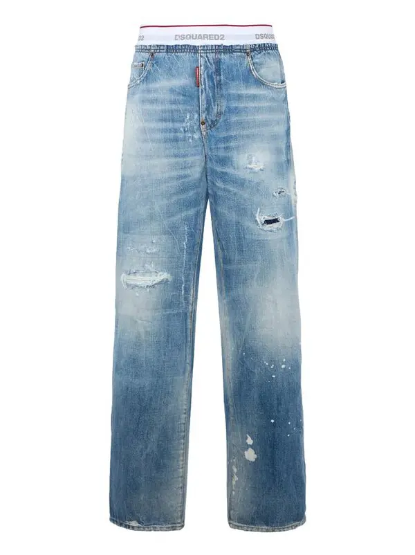 Dsquared2 Denim Regular & Straight-leg Jeans - Blue