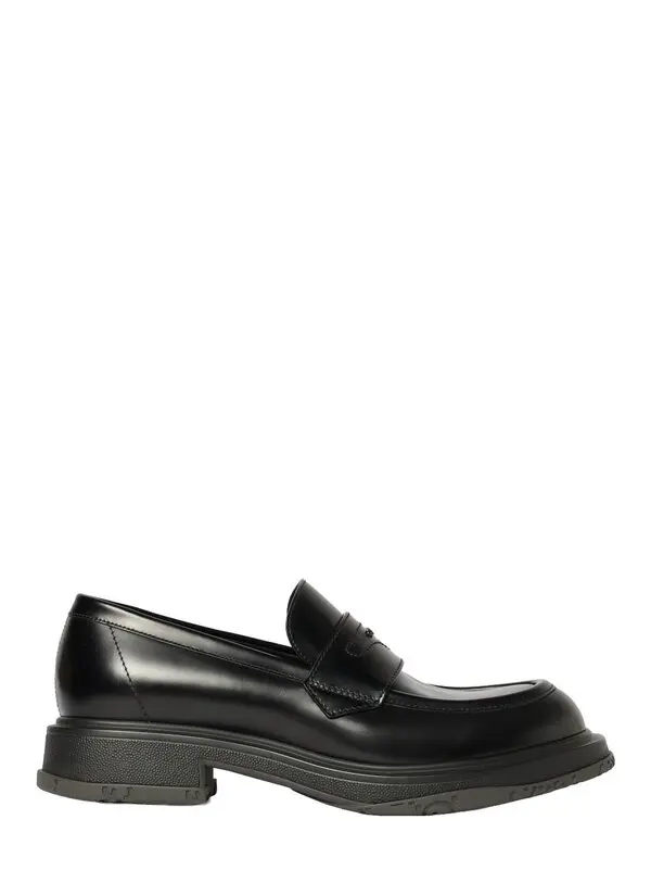 Gucci Calf Leather Loafers - Black