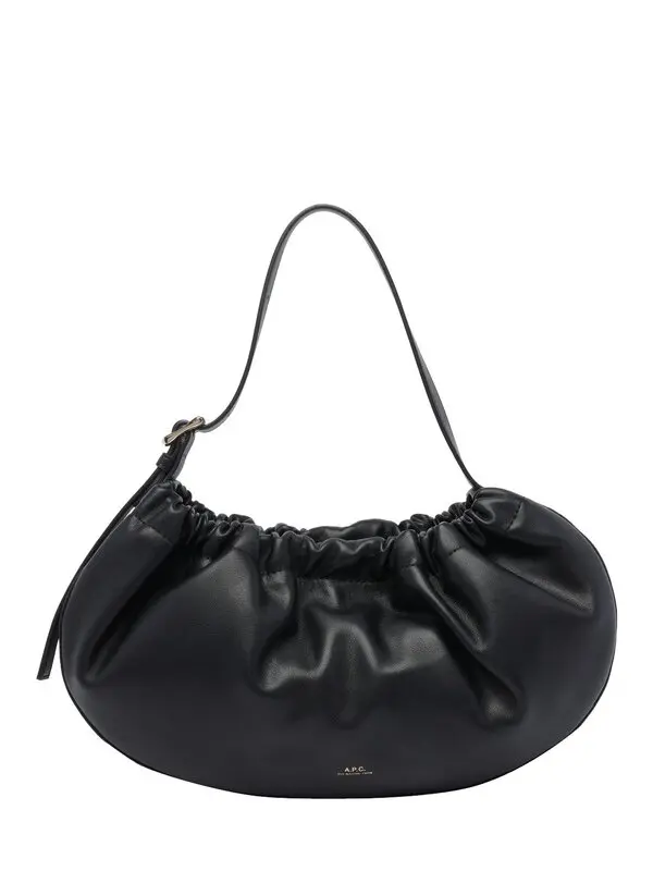 A.p.c. Ninon Hoop Shoulder Bag - Black