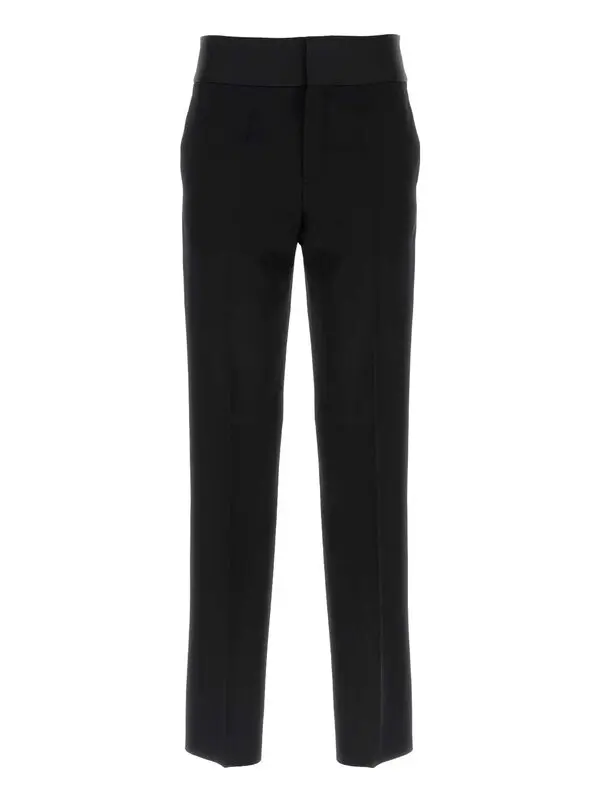 Valentino Garavani Wool Trousers - Black
