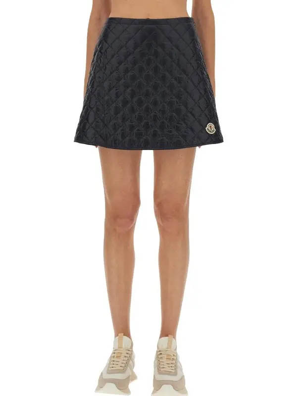 Moncler Quilted Skirt - Blue