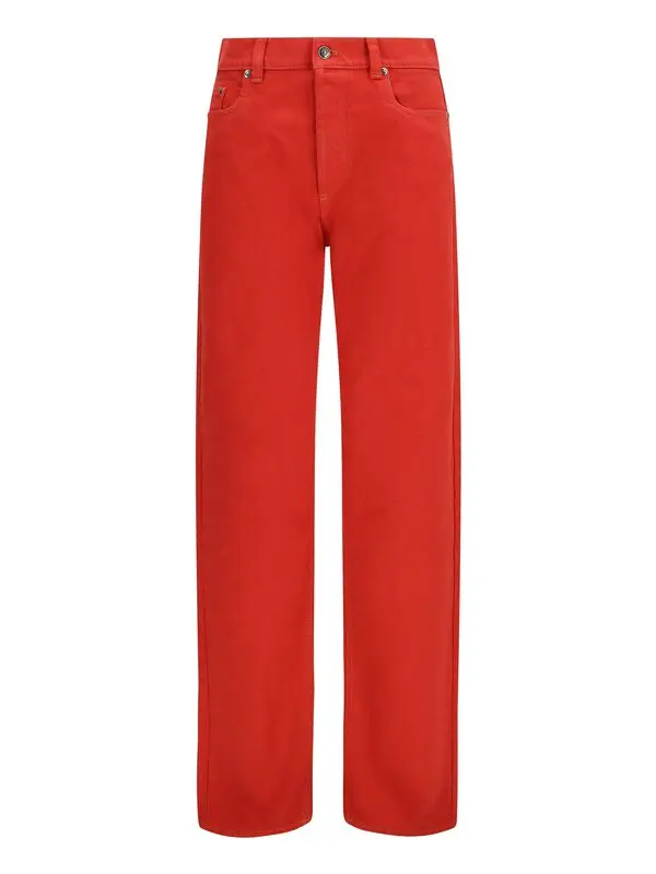 Versace Regular-fit Cotton Denim Jeans - Red