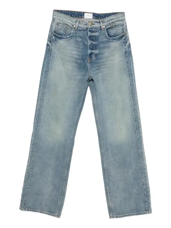 Rhude Denim Wide-leg Jeans - Blue