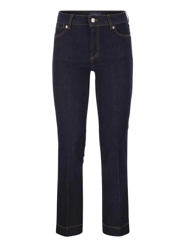 Sportmax Perfect Mini Flare Jeans - Blue