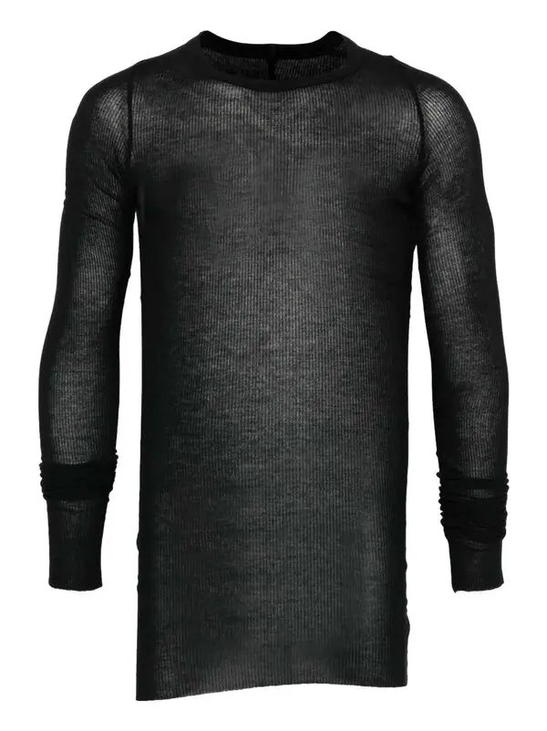 Rick Owens Long-sleeved T-shirt - Black