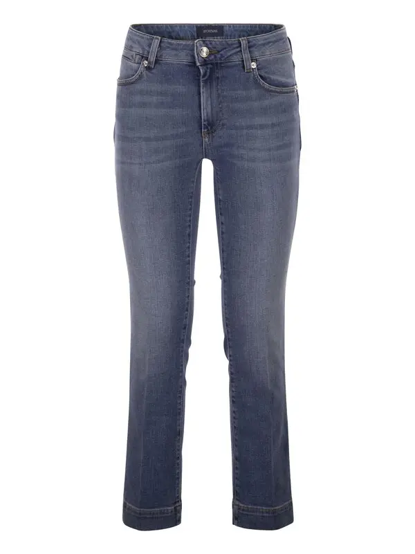 Sportmax Spdumbria" Mini Flare Trousers - Blue