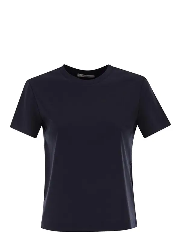 Max Mara Donata" Cotton T-shirt - Blue