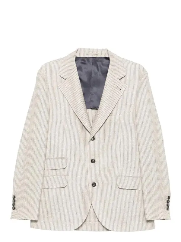 Brunello Cucinelli Deconstructed Blazer - Multicolor