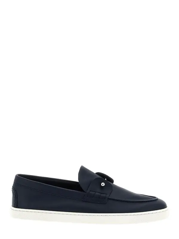 CHRISTIAN LOUBOUTIN Suede Loafers - Blue