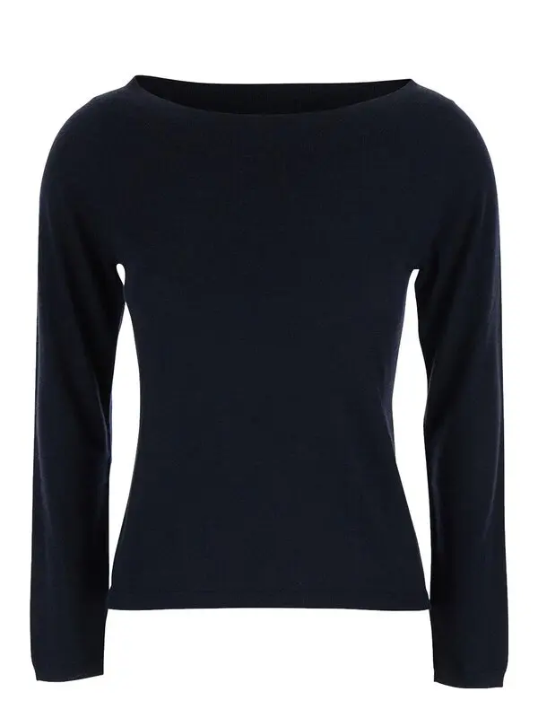 Max Mara Faretra Cashmere Boat Neck Sweater - Multicolor