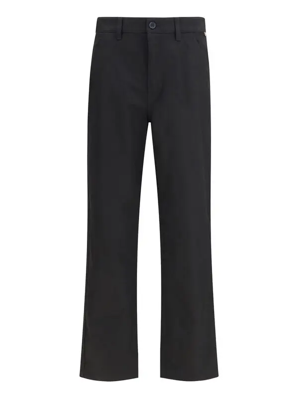 Burberry Cotton Twill Chino Pants - Black
