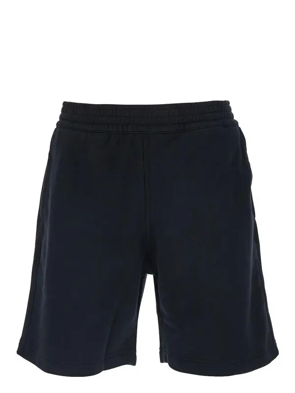Givenchy Cotton Bermuda Shorts With Elastic Waist And Logo Patch - Multicolor
