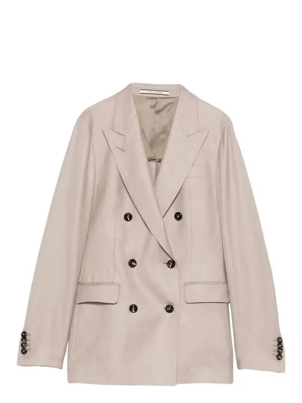 Tagliatore Parigi Wool Double-breasted Blazer - Multicolor