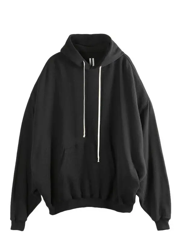 Rick Owens Cotton Oversized Hoodie - Black