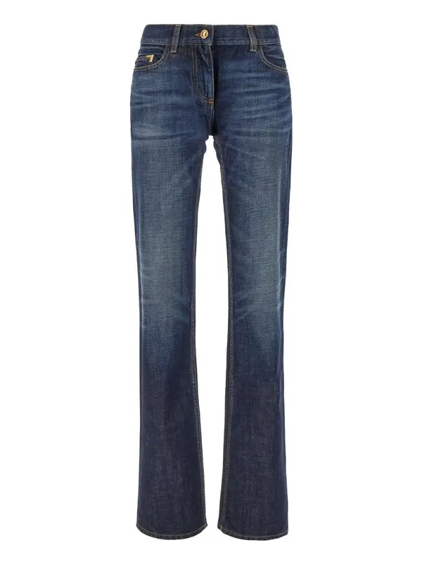 Palm Angels Straight Leg Jeans - Multicolor