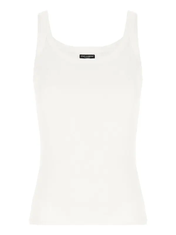 Dolce & Gabbana Ribbed Tank Top - Multicolor