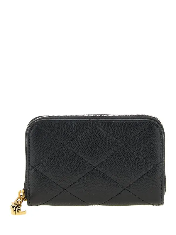 Saint Laurent Cassandre Bijoux Coin Purse - Black