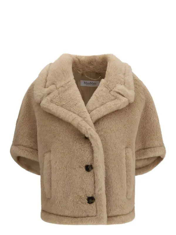 Max Mara Corvino Cape Jacket - Cream