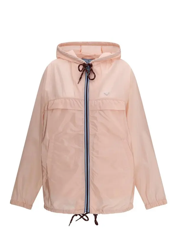 Prada Waterproof Hooded Jacket - Pink