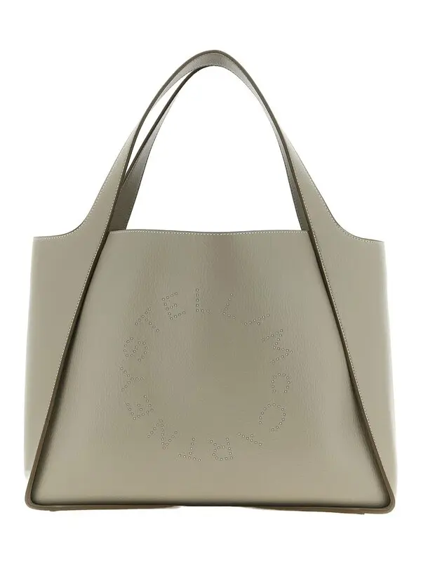 Stella McCartney Logo Shopping Bag - Cream
