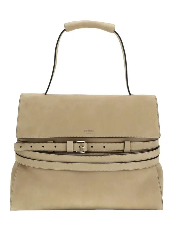 Moschino Tie Me Handbag - Cream
