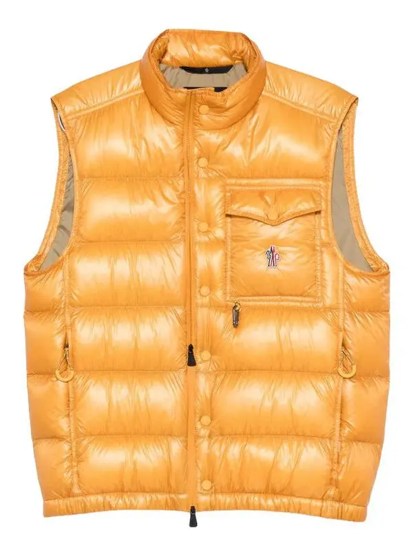 Moncler Padded Down Vest - Yellow